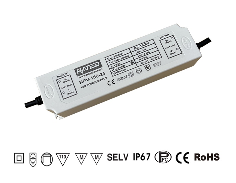 150W Constant Voltage LED Driver, LED Strips Power Supply