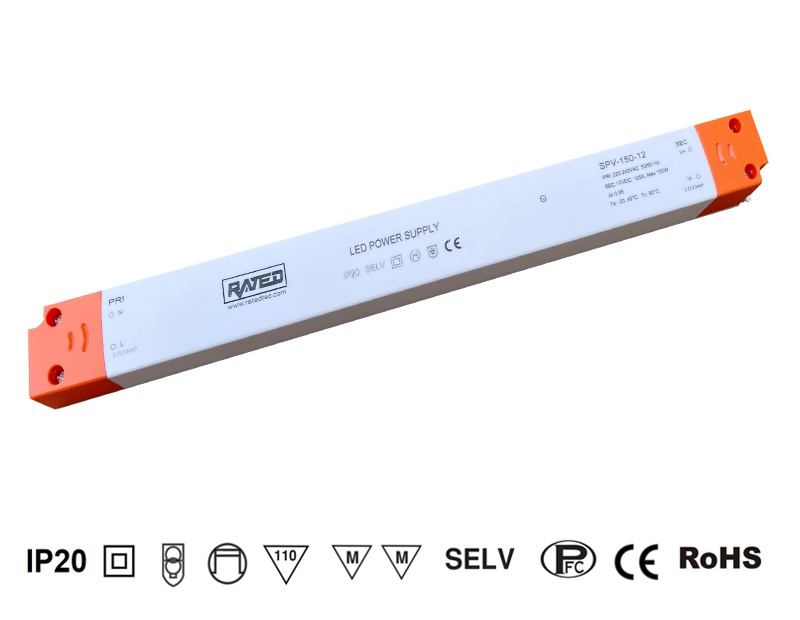150W Linear Constant Voltage LED Driver, Lighting Box LED Power Supply