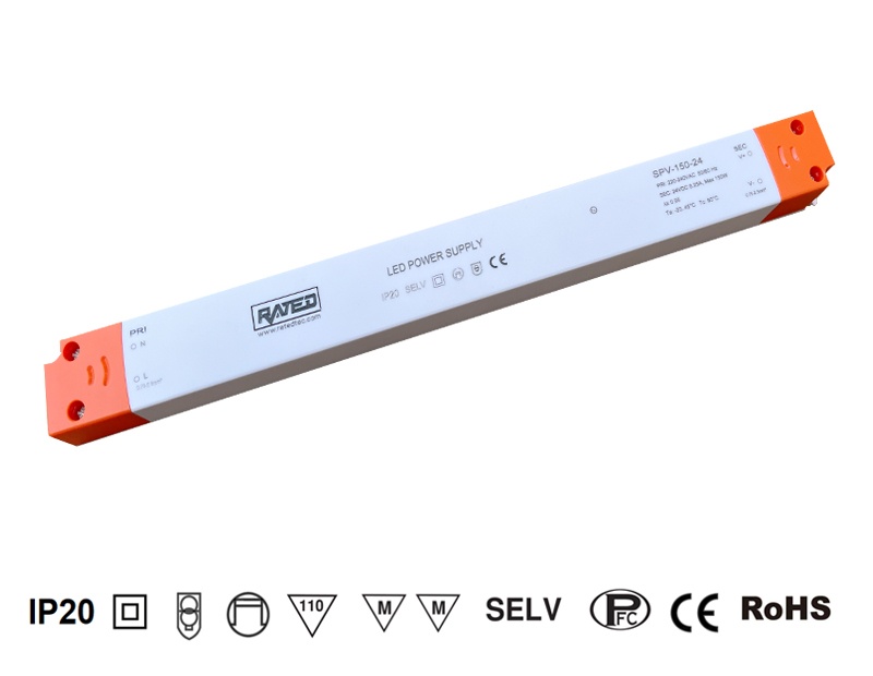 150W Linear Constant Voltage LED Driver, Lighting Box LED Power Supply